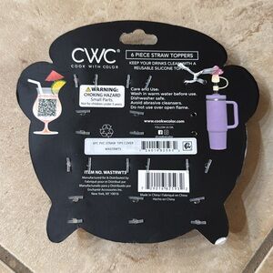 CWC | Kitchen | Cwc 6 Piece Mushroom Straw Toppers | Poshmark